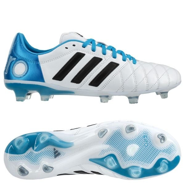 adidas 11Pro FG - Footwear White/Core Black/Solar Blue LIMITED EDITION