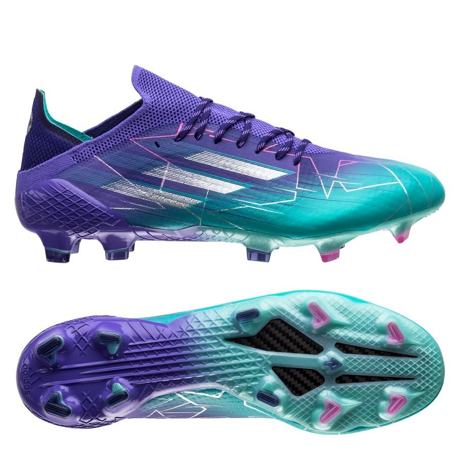 adidas X Speedflow .1 FG Champions Code - Purple Rush/Silver Metallic/